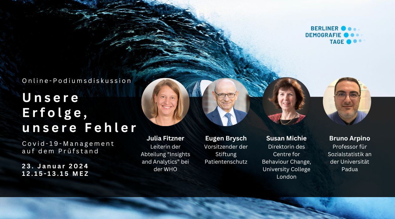 Berliner Demografie-Tage 2024: Krisen überwinden – Politik für eine ...