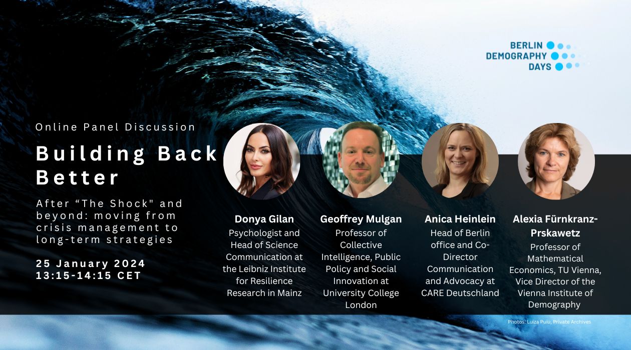 Berlin Demography Days 2024: Overcoming Crises. Shaping Policy for an ...